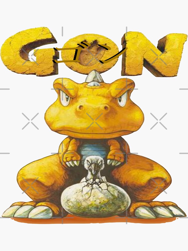 "GON" Sticker for Sale by jakersvelmax | Redbubble