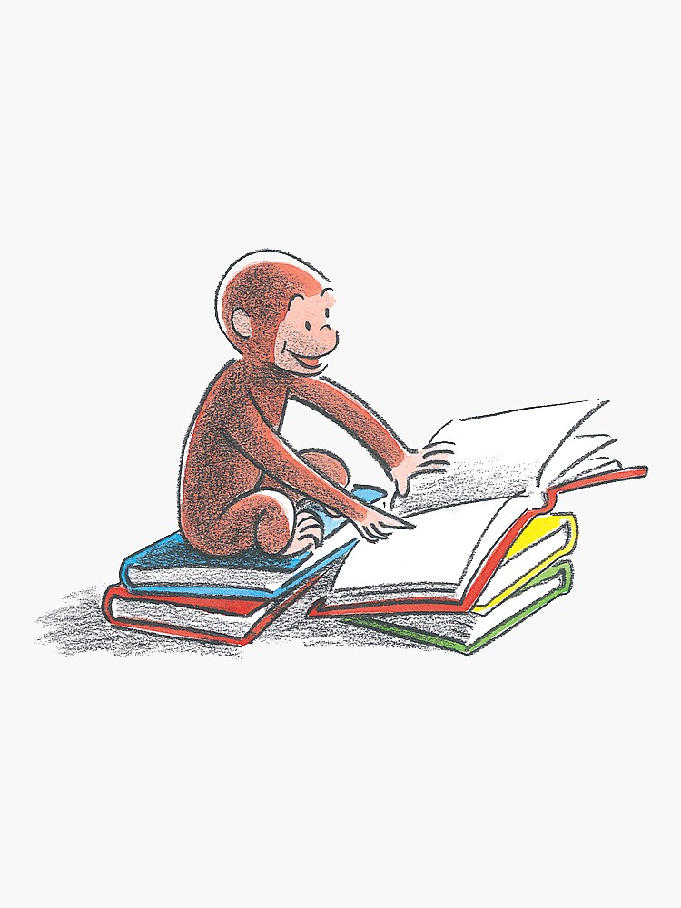 Curious George Reading Book