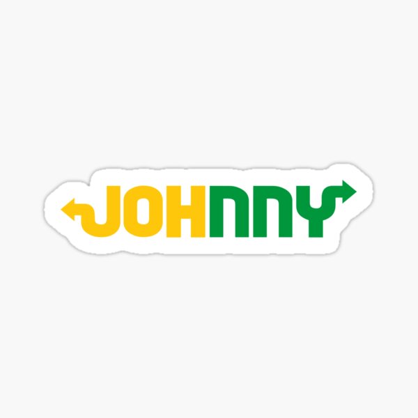 "NCT JOHNNY SUBWAY LOGO" Sticker for Sale by dream825 | Redbubble