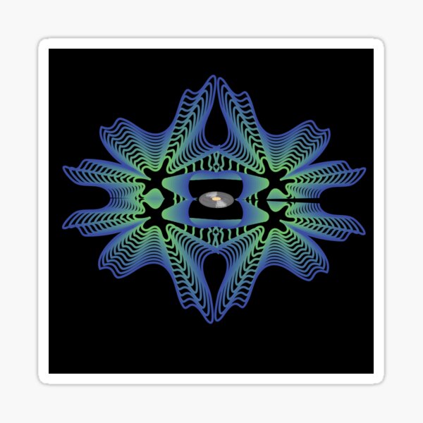 "Cosmic Sound Classic Graphics" Sticker for Sale by burirut | Redbubble