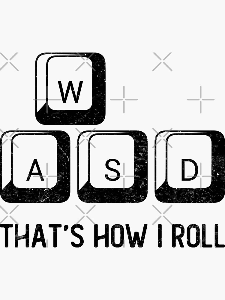 "Gamer WASD - Gaming Console PC Gamble Video Game" Sticker for Sale by ...