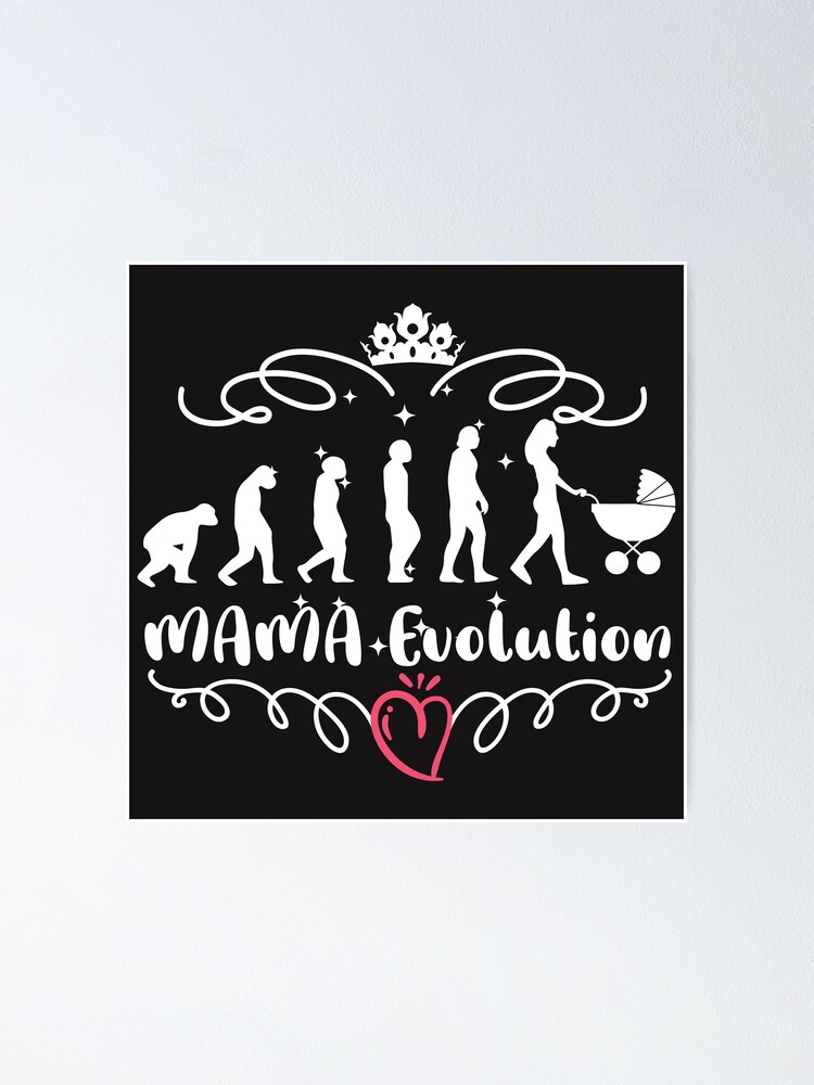 "MAMA EVOLUTION" Poster for Sale by DA-BRAND-DESIGN | Redbubble