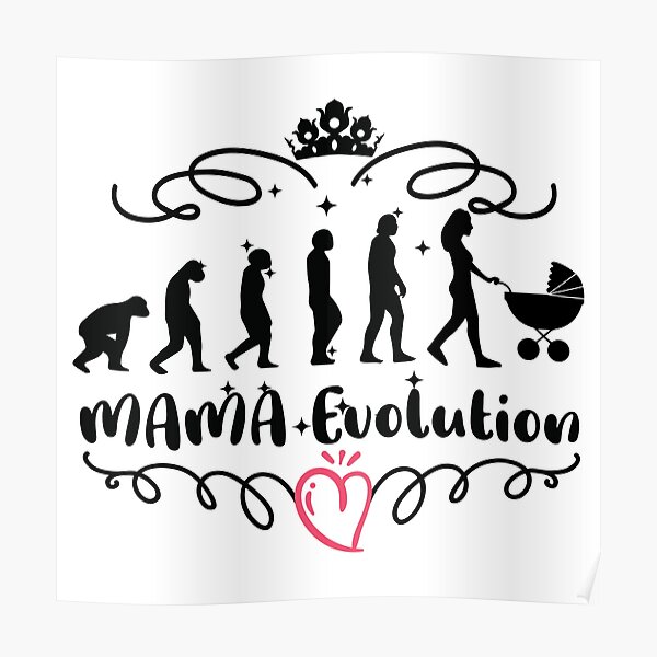 "MAMA EVOLUTION" Poster for Sale by DA-BRAND-DESIGN | Redbubble