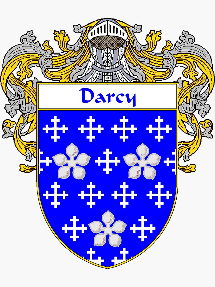 "Darcy Coat of Arms/Family Crest" Sticker for Sale by IrishArms | Redbubble