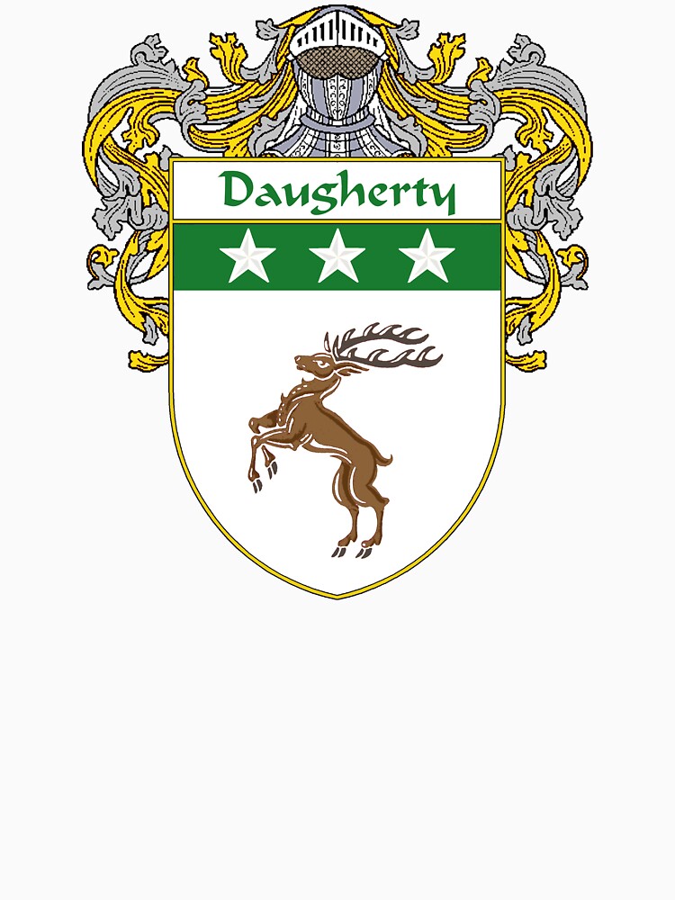 "Daugherty Coat of Arms/Family Crest" T-shirt for Sale by IrishArms ...
