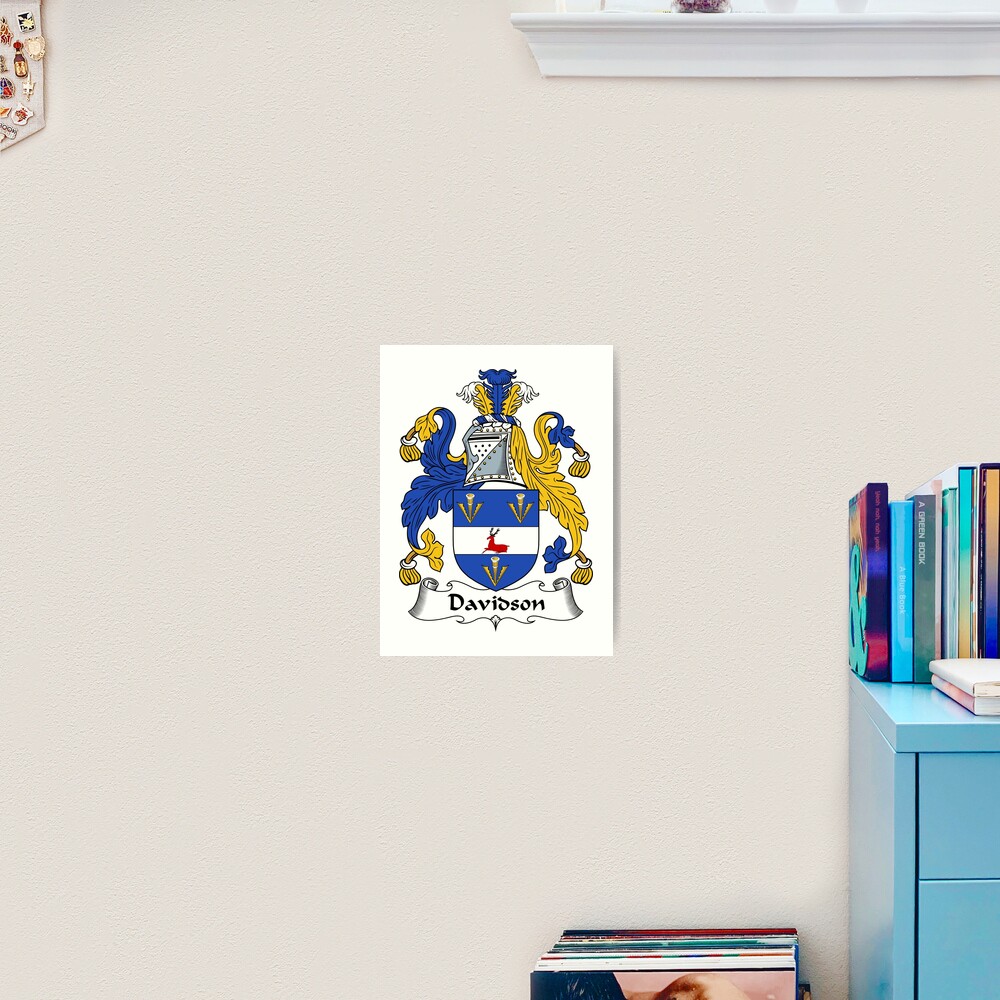 "Davidson Coat of Arms/Family Crest" Art Print by IrishArms | Redbubble
