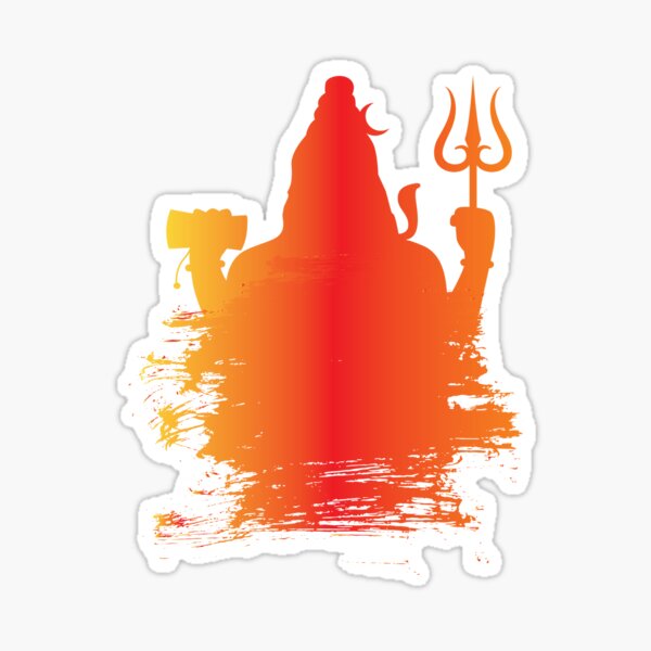 "lord shiva" Sticker for Sale by MallsD | Redbubble