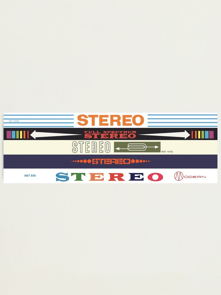 Vintage Stereophonic Logo Stereo Vintage Ensemble – Mr. Black