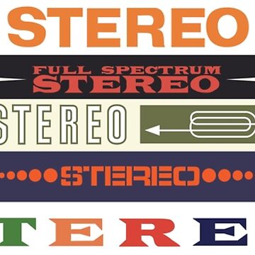 Vintage Stereophonic Logo Stereo Vintage Ensemble – Mr. Black