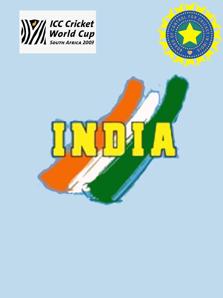 "India 2003 Cricket World Cup" Essential T-Shirt for Sale by Chris ...