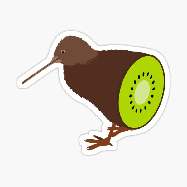 "Kiwi bird" Sticker by Kretgach | Redbubble