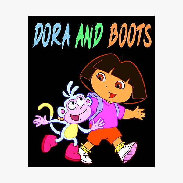 Lámina fotográfica «Dora y botas (Dora y amigos) disfraz de dora la ...