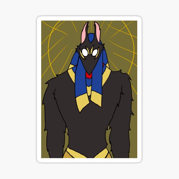 "Call of Anubis" Sticker by BigMattArts | Redbubble