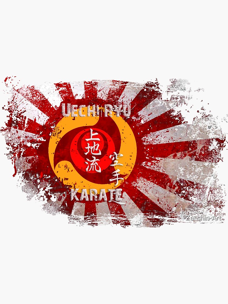 "Uechi Ryu Emblem and Budo Flag - Karate Art, Martial Arts Design ...