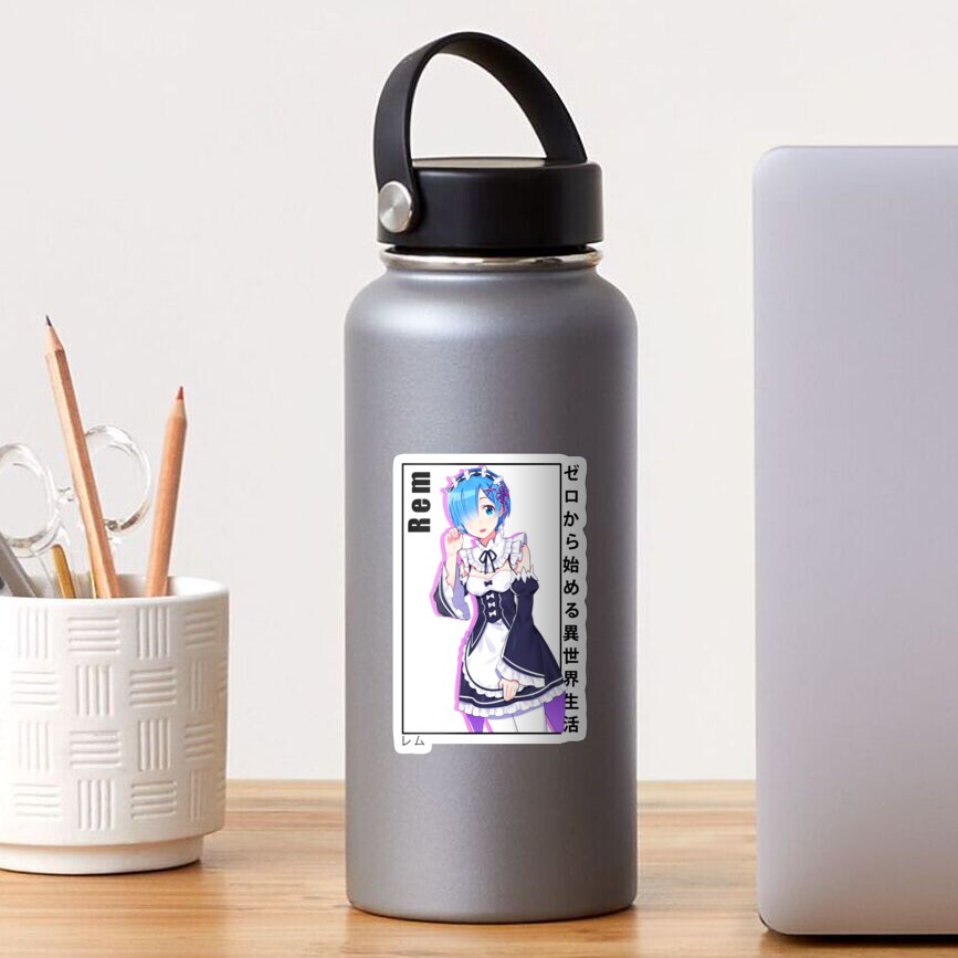 "Rem - Re:Zero" Sticker for Sale by ice-man7 | Redbubble