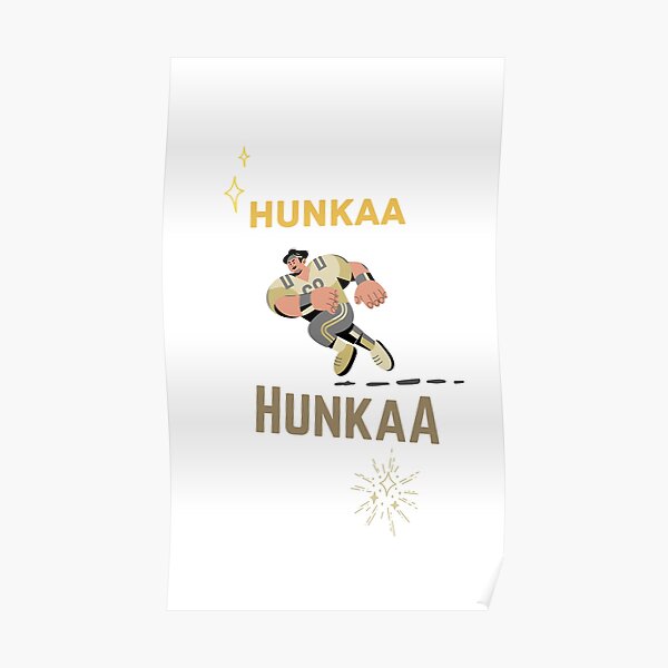 "Hunka Hunka" Poster by random-art124 | Redbubble