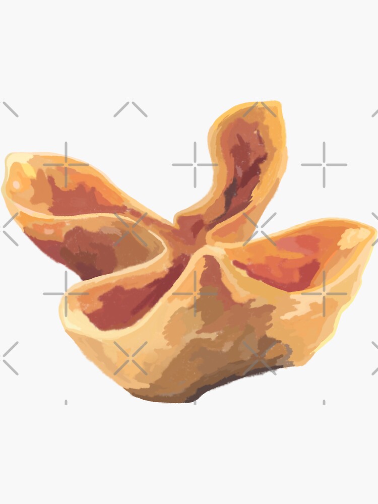 "Crab Rangoon" Sticker for Sale by gsaholt3 | Redbubble