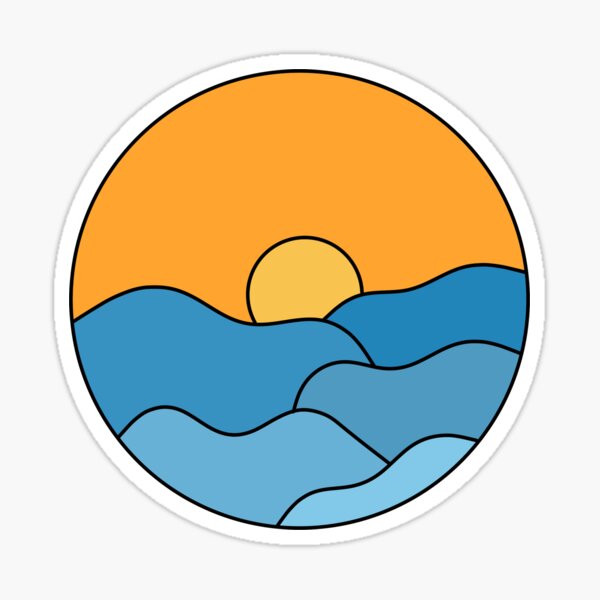"Sunrise" Sticker for Sale by Debyy | Redbubble