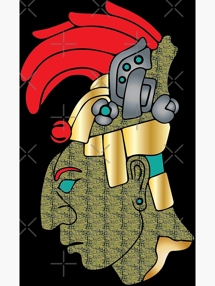 "pakal" Framed Art Print by neomacos | Redbubble