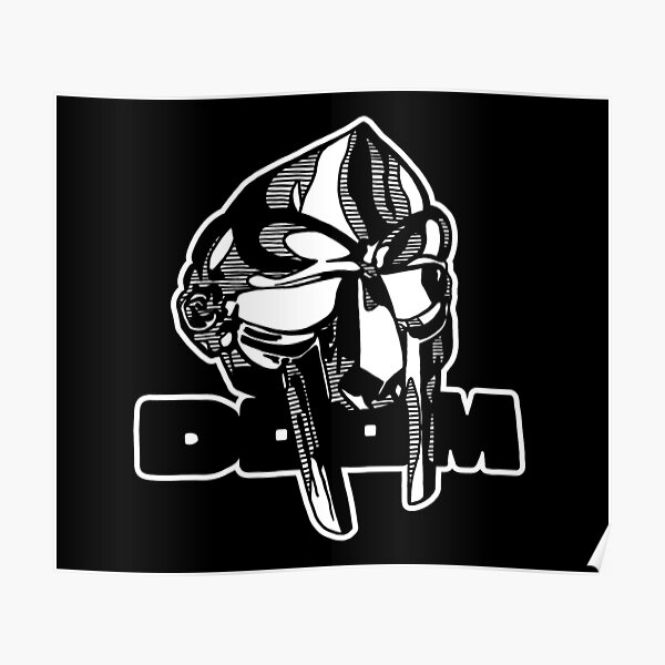 "MASK DOOM LETTERS" Poster for Sale by x9us | Redbubble