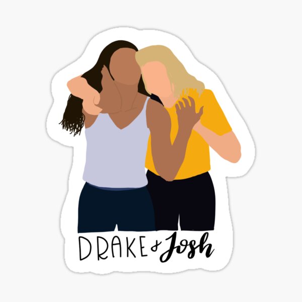 "Drake and Josh " Sticker for Sale by DarbsDoodleShop | Redbubble