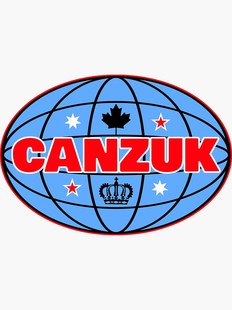 "CANZUK" Sticker for Sale by Bjorn2Bubble | Redbubble