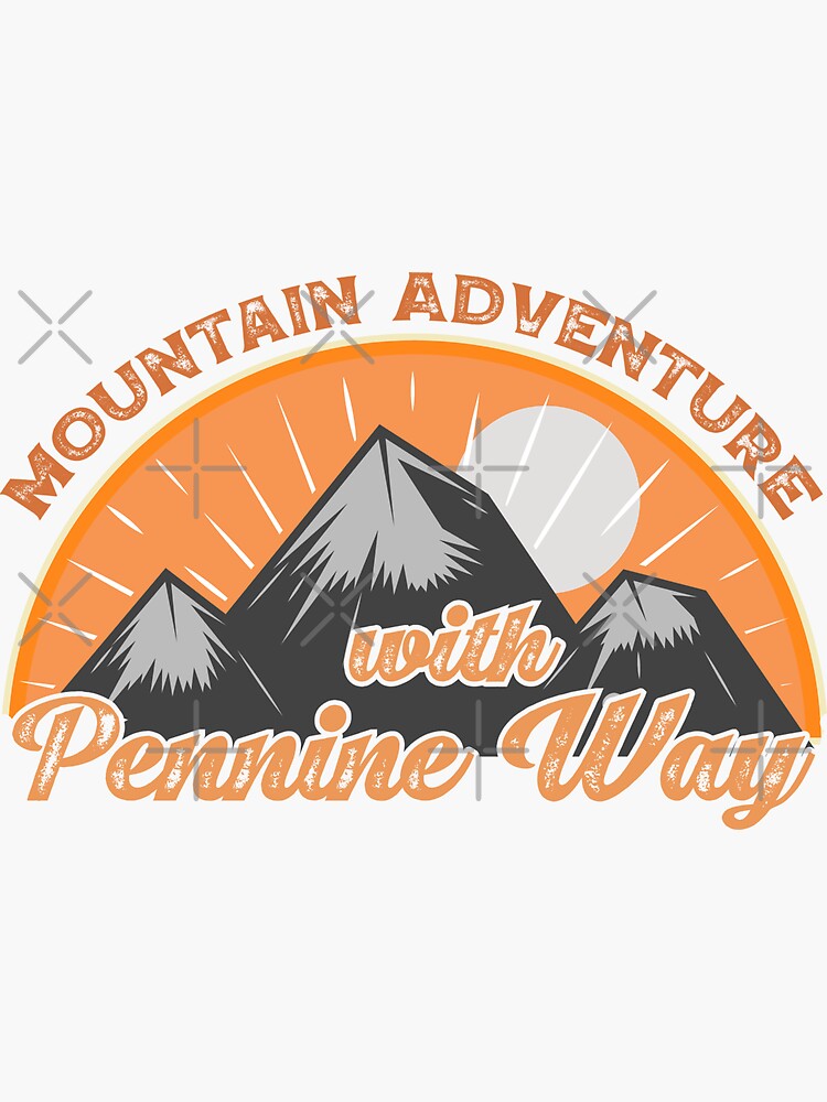 "Pennine Way Adventure" Sticker for Sale by MSRIMA | Redbubble