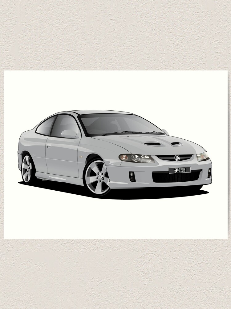 "Monaro CV8Z - Quicksilver Metallic" Art Print for Sale by RevHead ...