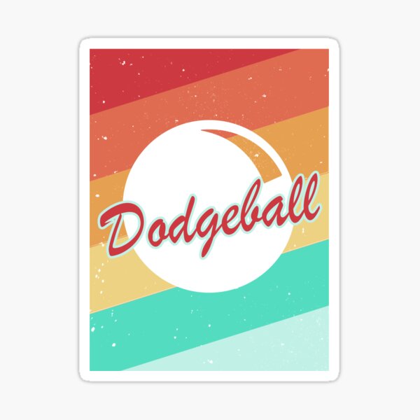 "Dodgeball" Sticker for Sale by magicsd77 | Redbubble