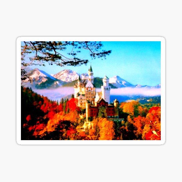 Neuschwanstein Castle Stickers | Redbubble