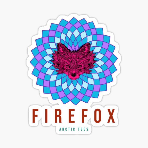 "Fire Fox" Sticker for Sale by Arctic-Teeshop | Redbubble
