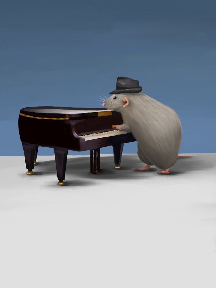 "Rat's Jazz Solo" Sticker for Sale by PaintingByTimmy | Redbubble
