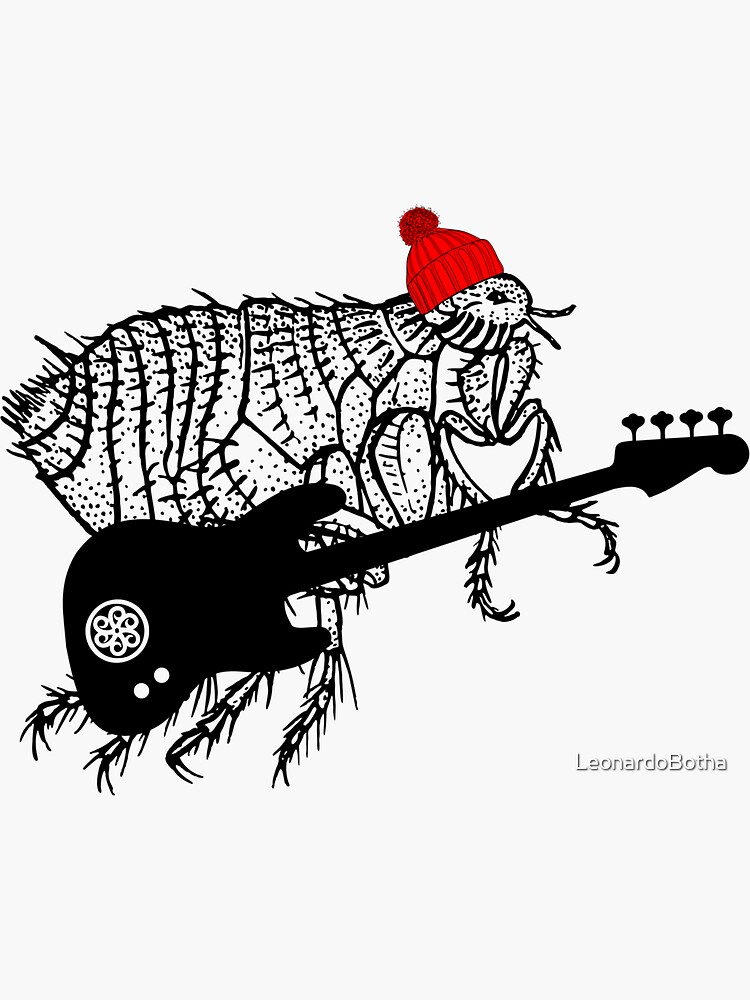 "Flea Is A Bass Playing Beast In A Red Beanie" Sticker for Sale by ...