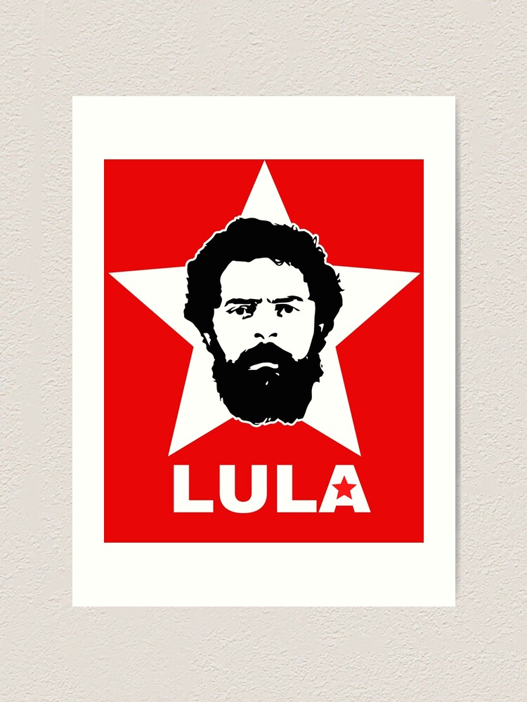 "Lula Livre, Lula 2022 - white " Art Print for Sale by piastrelli ...