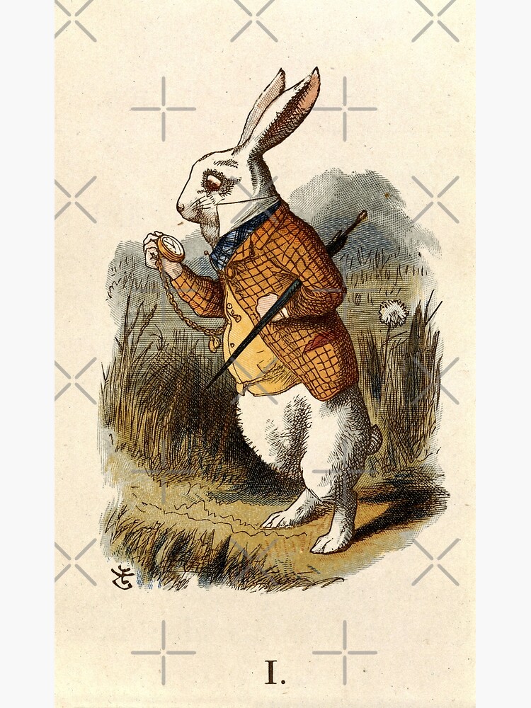 "Cute Vintage Rabbit: The White Rabbit Sir John Tenniel" Photographic ...