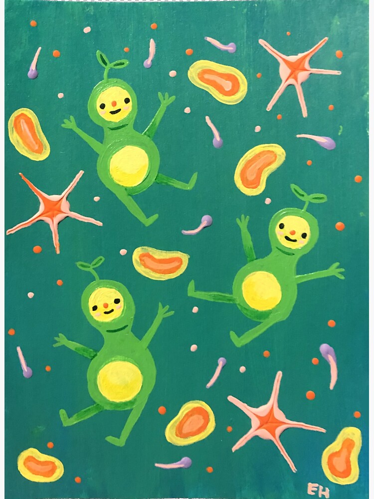 "Pea Brain" Sticker by EmilSchoolStore | Redbubble