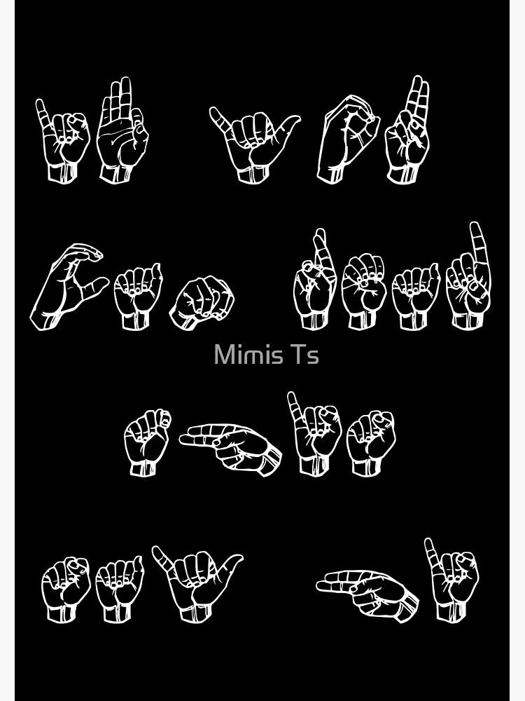 "ASL (American Sign Language) Tshirt -If you can read this ..." Spiral ...