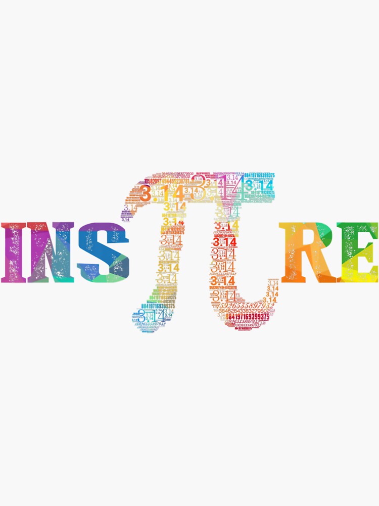 "Inspire-Pi-Tshirt-3-14-Math-Teacher-Pi-National-Day-Shirt" Sticker for ...