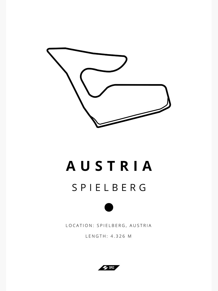 "F1 Spielberg GP" Sticker by SpecRacing | Redbubble