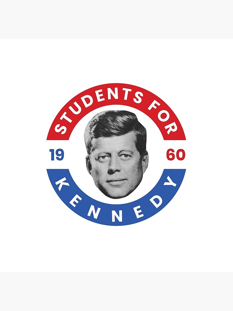 Students for President John F Kennedy JFK Pin Button sold by ...