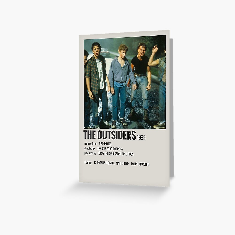 "The outsiders" Poster by dereksoriano24 | Redbubble