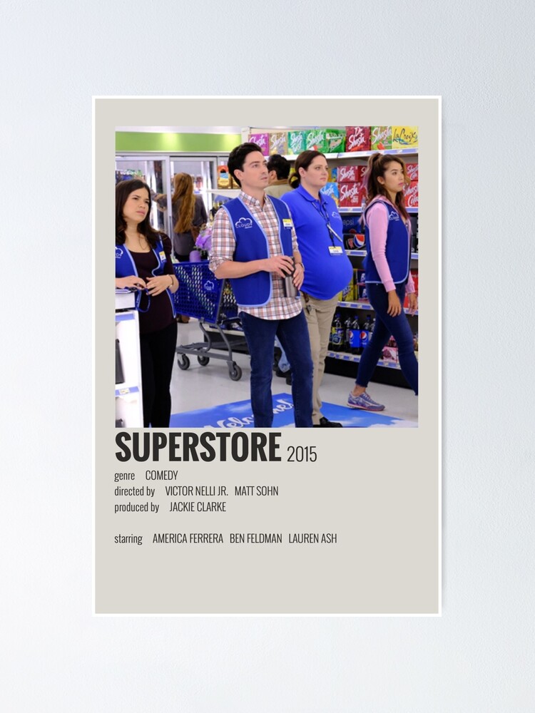 "Superstore" Poster by dereksoriano24 | Redbubble