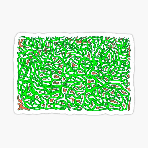 "Maze" Sticker by davidfraser | Redbubble