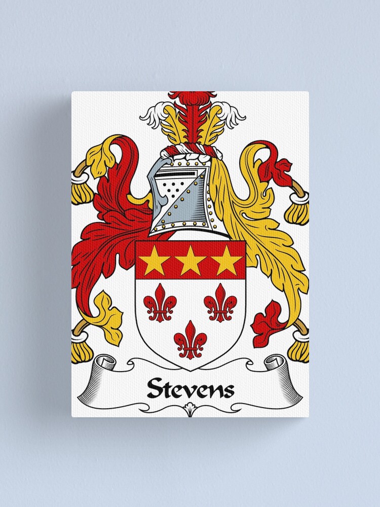 "Stevens Coat of Arms / Stevens Family Crest" Canvas Print by ...