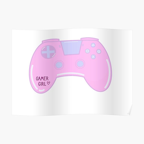 "Gamer girl controller " Poster for Sale by AvocadoToasted | Redbubble