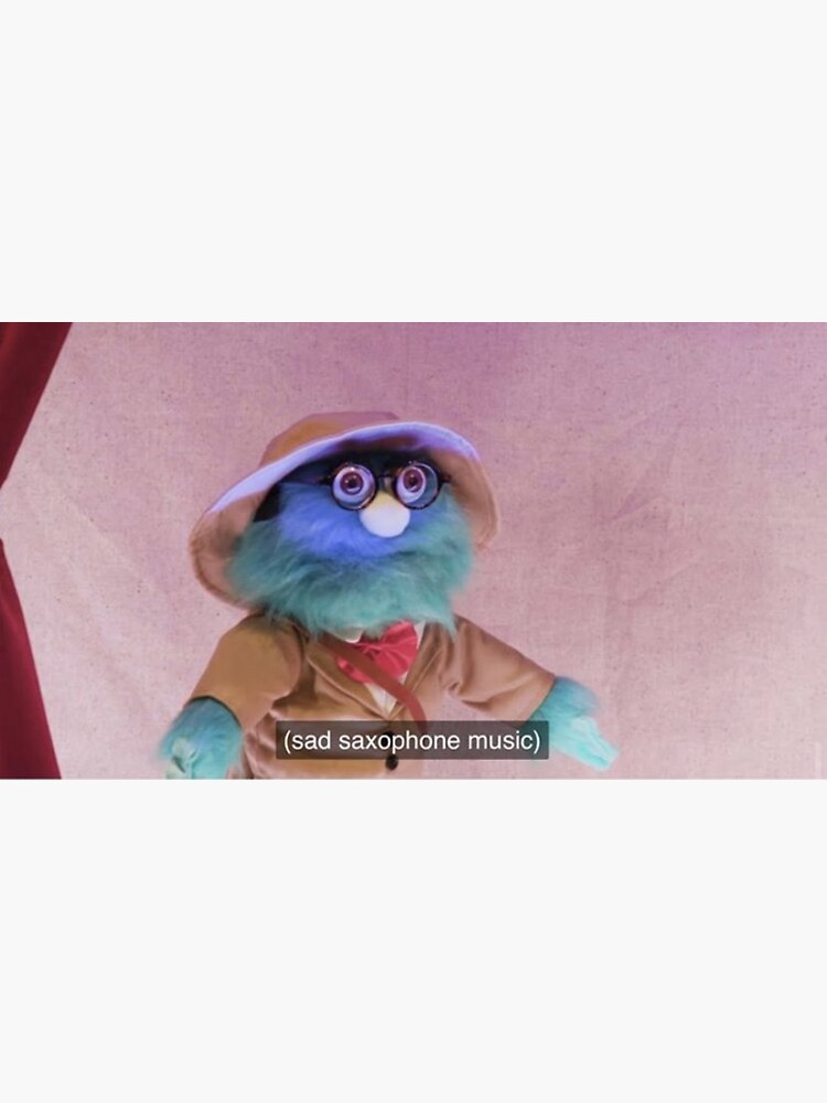 "sad professor" Sticker for Sale by existentialcrab | Redbubble