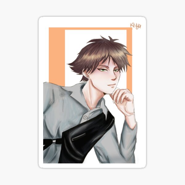 "Haikyuu Suna Rintarou Art Print" Sticker by knyazzoid | Redbubble