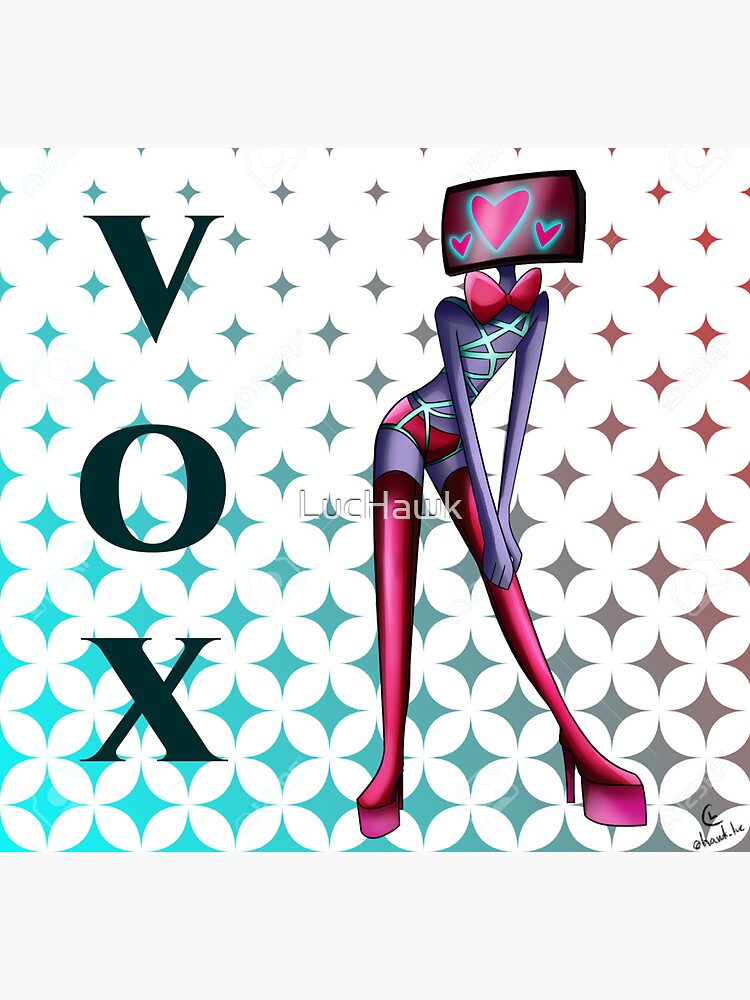 "Vox~!" Sticker for Sale by LucHawk | Redbubble