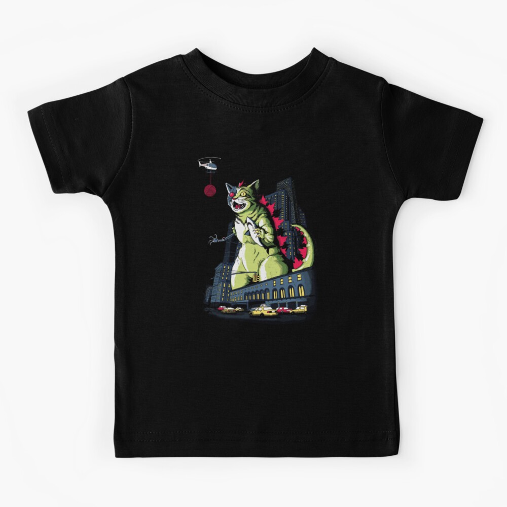 "Mecha-Catzilla" Kids T-Shirt by DinoMike | Redbubble