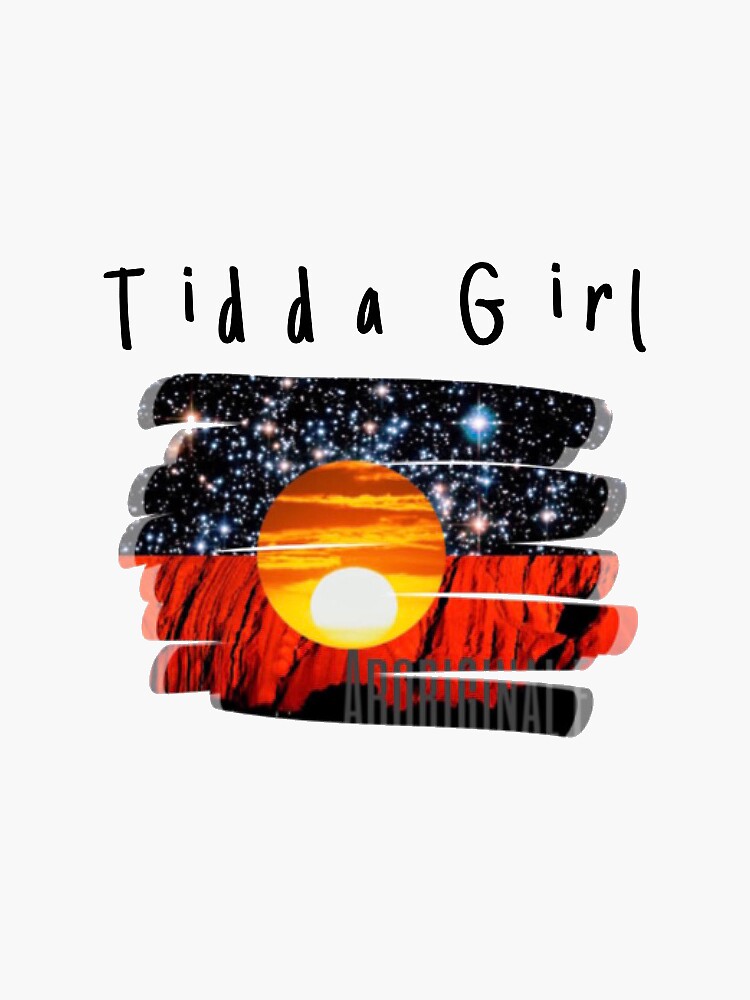 "Tidda Girl digital art" Sticker for Sale by TATTOOPHOTOSHOP | Redbubble